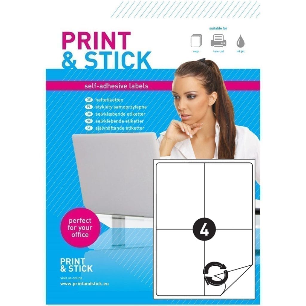 Sklep internetowy z etykietami samoprzylepnymi do druku. - Print & Stick