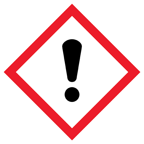 Etykieta GHS07 100x100mm - piktogramy BHP